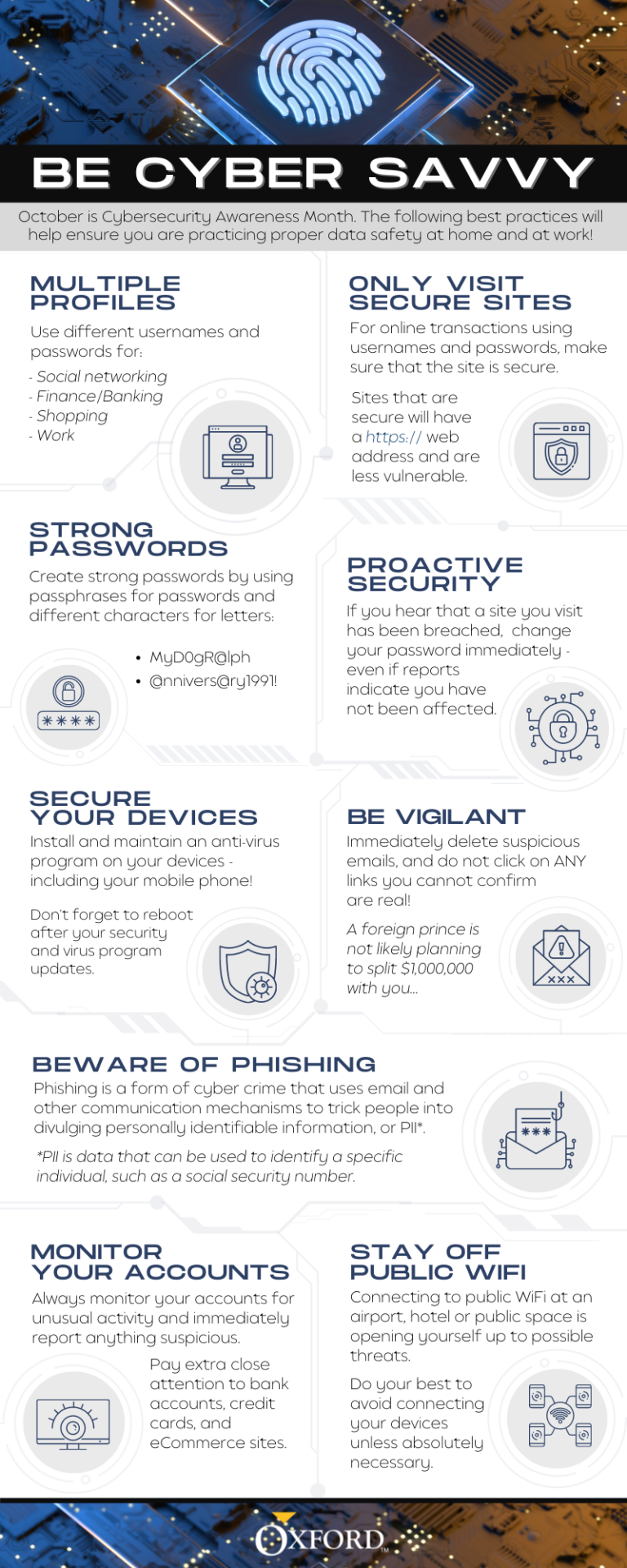 Nine Ways to Protect Yourself during Cybersecurity Awareness Month ... Nine Ways to Protect Yourself during Cybersecurity Awareness Month ...